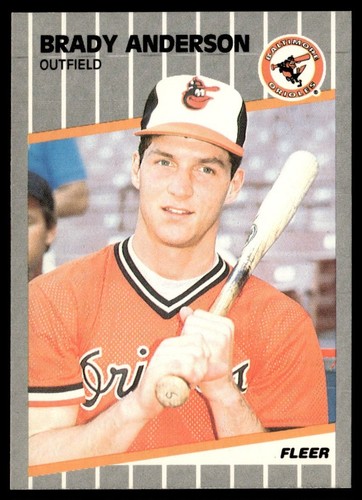 1989 Fleer Brady Anderson Baltimore Orioles #606 | eBay