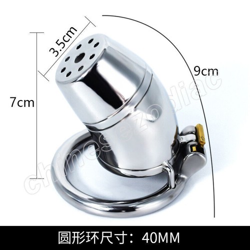 Men Stainless Steel Chastity Cage Male Binding Chastity Device Tube ...