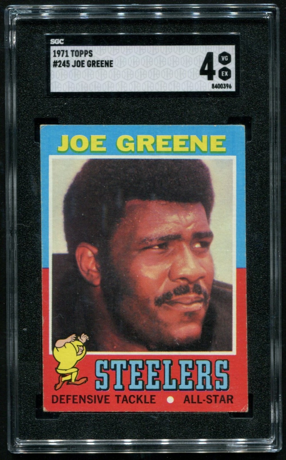 1971 Topps Football #245 Joe Greene Rookie RC SGC 4 Steelers HOF | eBay