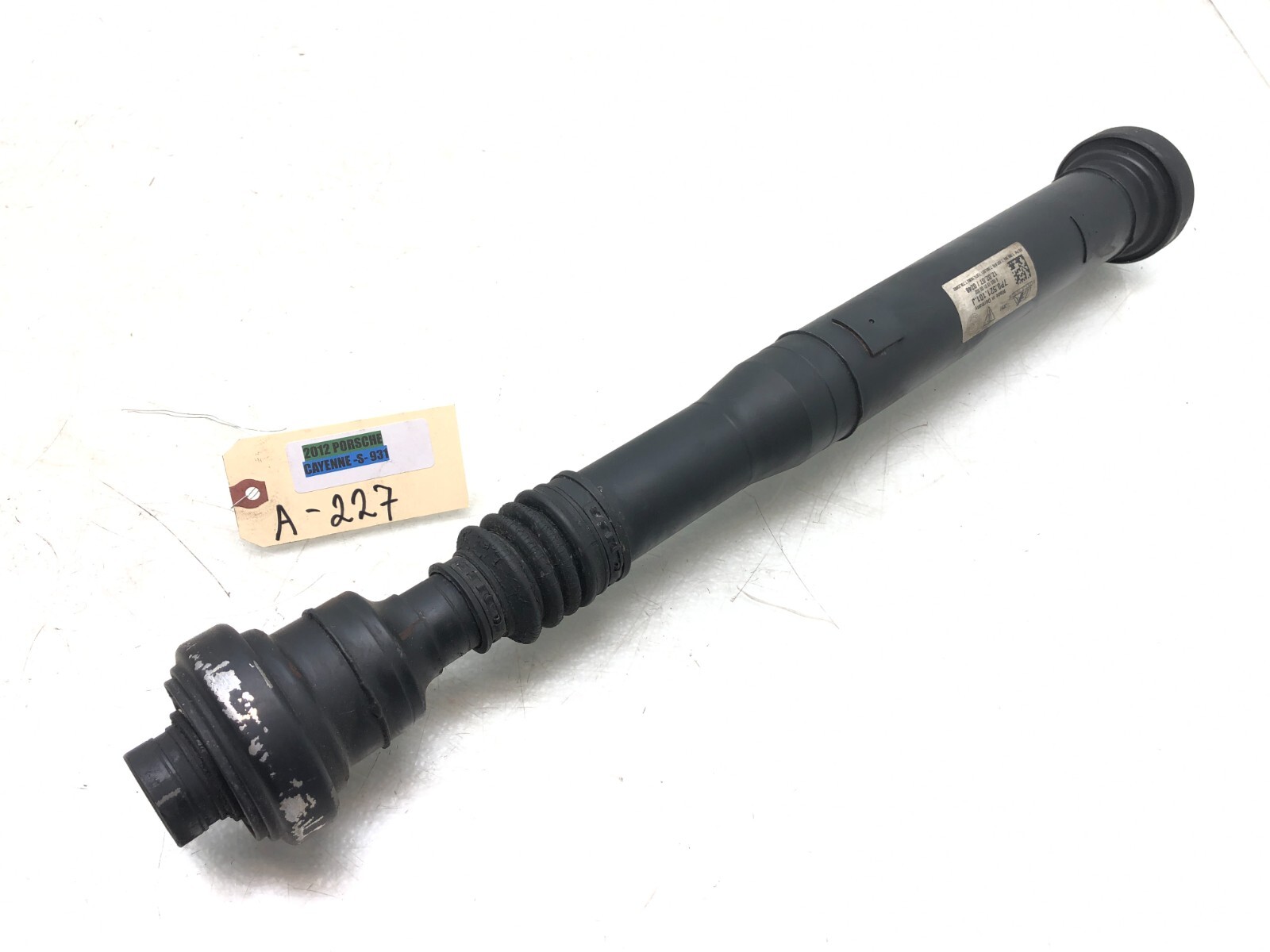 2011-2018 PORSCHE CAYENNE 4.8L AWD FRONT DRIVESHAFT PROPELLER SHAFT OEM ...