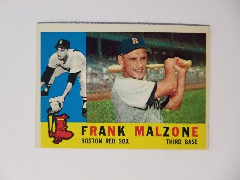 FRANK MALZONE 1960 TOPPS BASEBALL CARD #310 BOSTON RED SOX | eBay