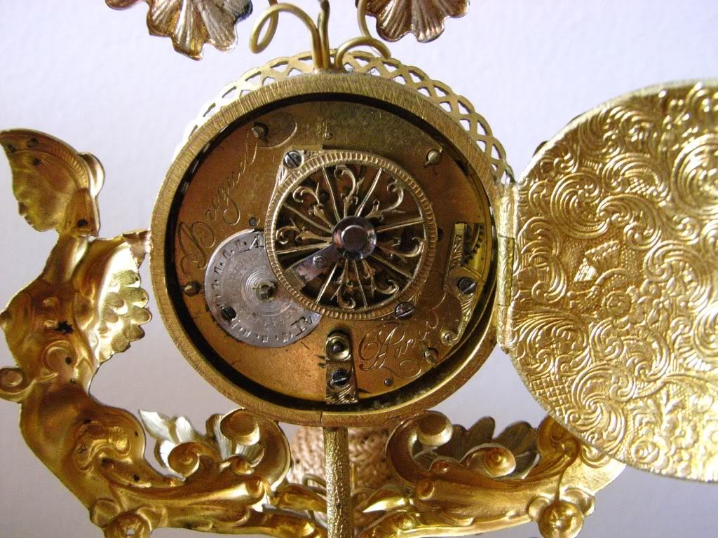 ANTIQUE "BREGUET" MUSEUM 18th C.TABLE CLOCK WITH BELL GILDING BRONZE ...