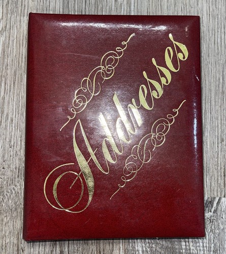 Vintage Brown Address Book | eBay
