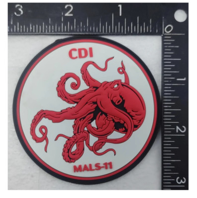 MARINE CORPS MALS-11 DEVILFISH CDI PVC HOOK & LOOP PATCH | eBay