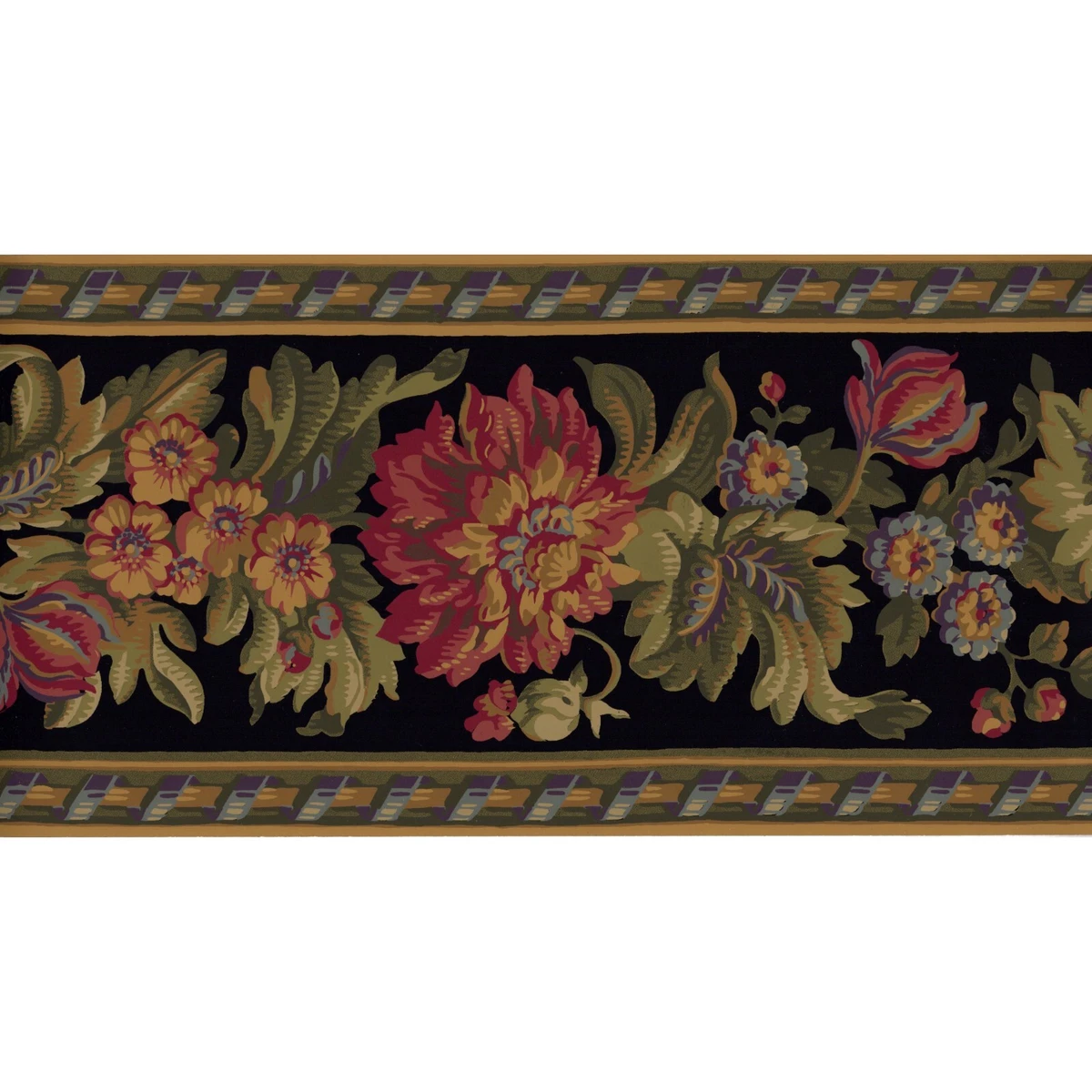 Floral Scroll Border