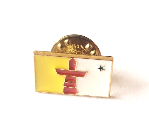 Nunavut Flag Lapel Pin - Canadian Inuit Indigenous Political Territory ...