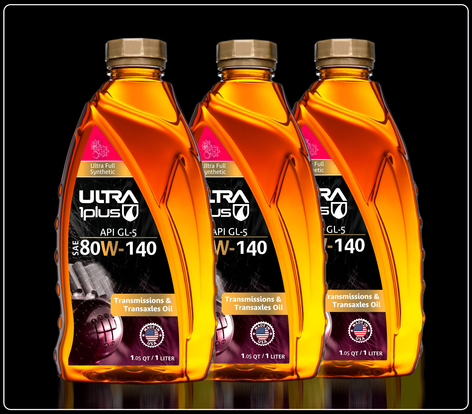 Ultra1Plus™ SAE 80W-140 Synthetic Gear Oil API GL-5 | 5 Gallon Pail | eBay