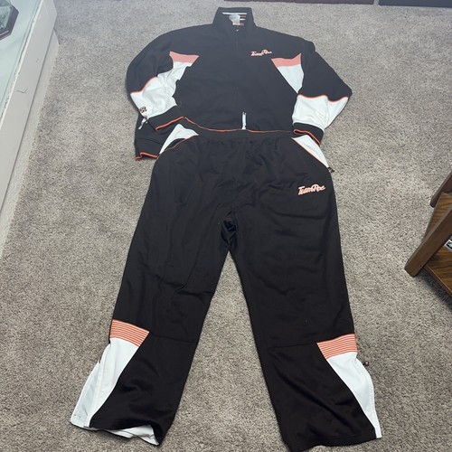 ROCAWEAR Team ROC Vintage Trainingsanzug Jacke Hose Hemd 3-teilig braun ...