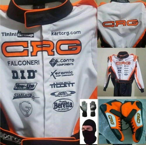 CRG GO KART RACE SUIT CIK/FIA LEVEL 2 APPROVED WITH SHOES & GLOVES ...