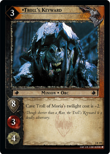 1x Troll's Keyward - 1R199 Near Mint Fellowship of the Rings | eBay