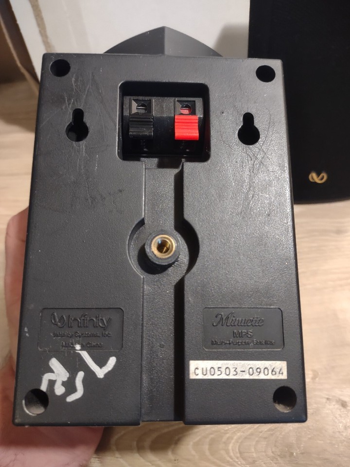 Infinity Minuette MPS Home Theater Satellite Bookshelf Speakers Set ...