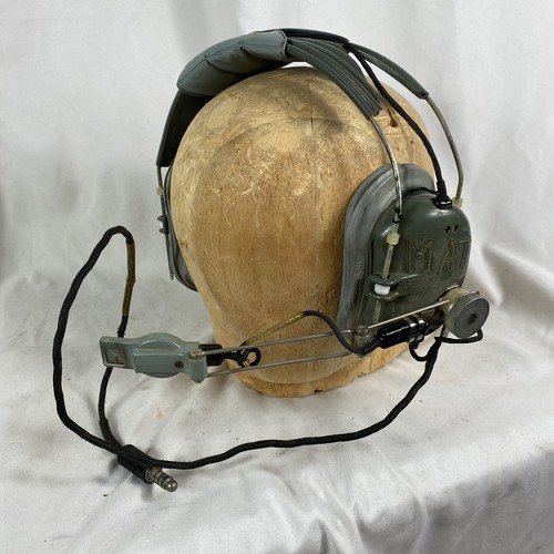 Vietnam War US Air Force Navy Pilot Crew Headset Headphone MX-2508/AIC ...