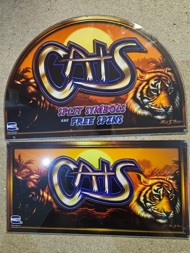 IGT Cats Slot Machine Glass Set | eBay