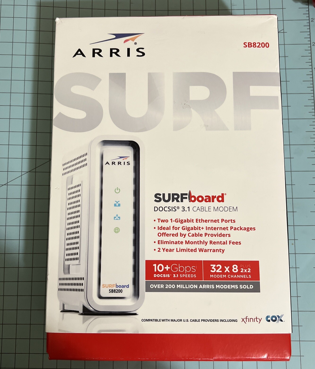 ARRIS SURFboard SB6190 DOCSIS 3.1 Gigabit Cable Modem WIFI Internet ...