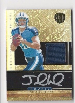 2011 Gold Standard Jake Locker Auto /325 Autograph Jersey JSY | eBay