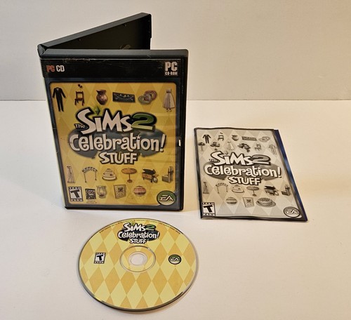 Sims 2: Celebration! Stuff PC CD-Rom 2007 Windows Mac Stuff Pack Addon ...