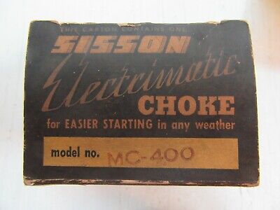 Vintage Sisson Electrimatic choke MC400 NIB NOS | eBay