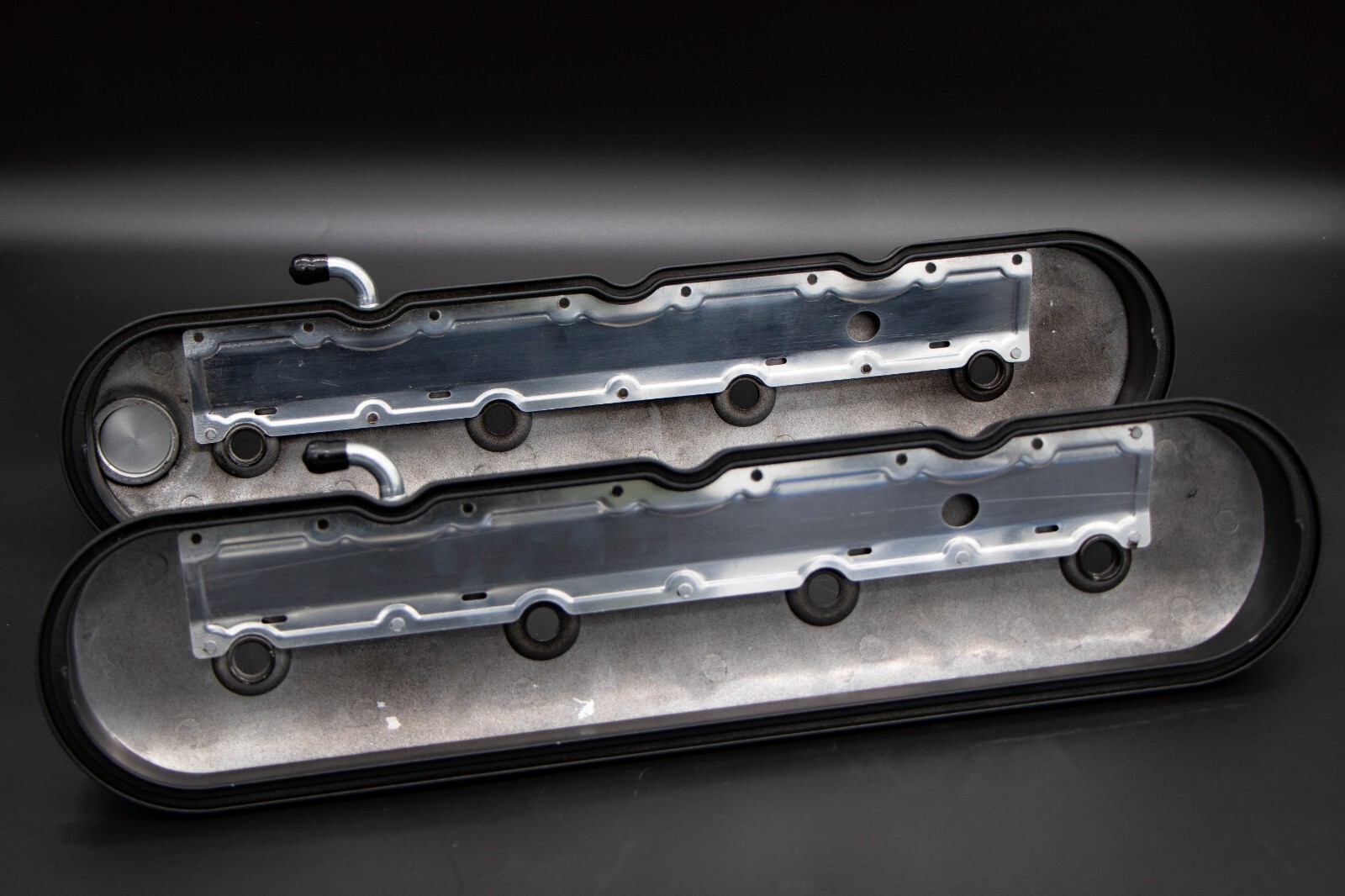 Cast Aluminum Tall Valve Covers w/ Coil Mount for LS1 LS2 LS3 LS6 5.3 6 ...