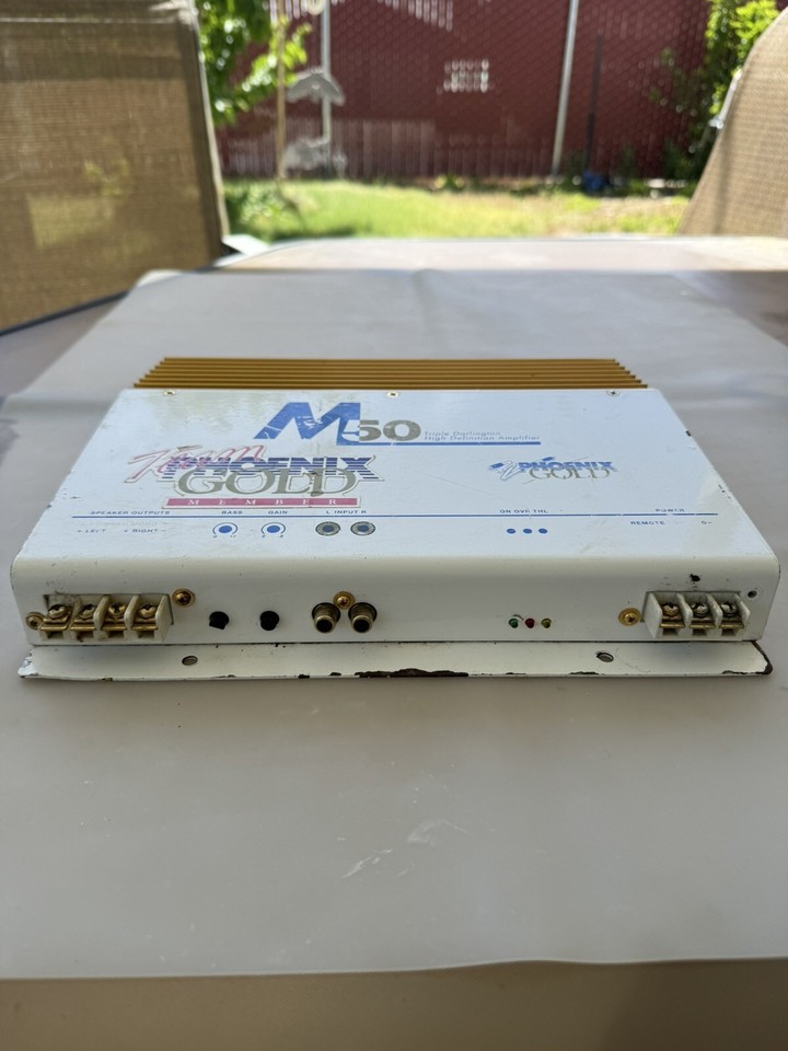 Old School Phoenix Gold M50 Audiophile SQ Amp. | eBay