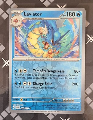 Carte Pokemon LEVIATOR REVERSE EV2 PAL évolution à paldea 043/193 FR ...