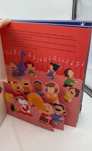 Hallmark A Charlie Brown Christmas Holiday Pop Up Book w/ Sound Light ...