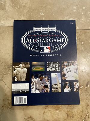 Major League Baseball MLB All Star Game Official Program NYC 2008 ...