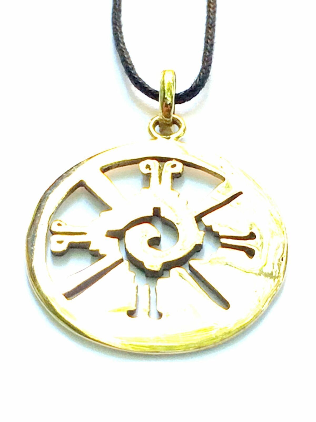 Hunab Ku Necklace Brass Pendant | eBay Australia