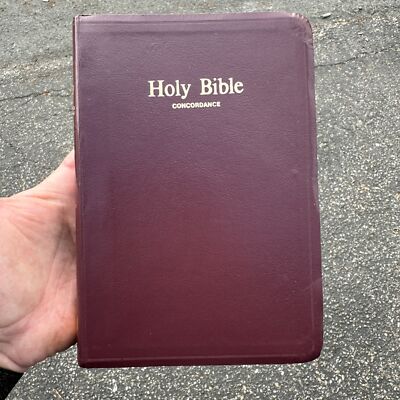 HOLY BIBLE Concordance KJV King James Version RED LETTER Word Aflame ...