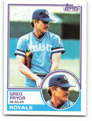 1983 Topps #418 Greg Pryor NM Near Mint Royals | eBay