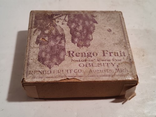 Rengo Fruit Obesity Cure Augusta MI RARE EARLY Weird Quack Medicine ...