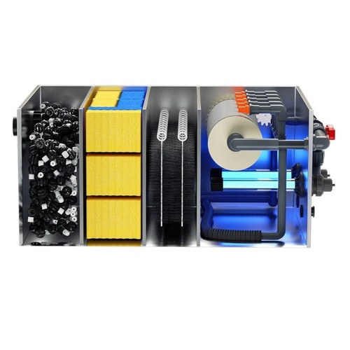 Stainless Steel Fish Pond Filter Drum Microfilter Water Circulation ...