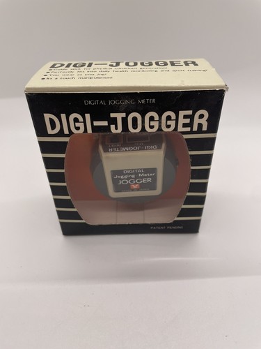 Digi-Jogger "Digital Jogging Meter" Marathon Vintage Pedometer New Old ...