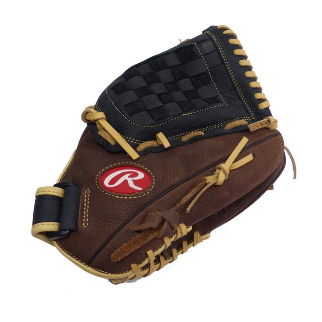 Rawlings Baseball Glove RBG36BC All Leather Shell 12.5” Right-Hand ...