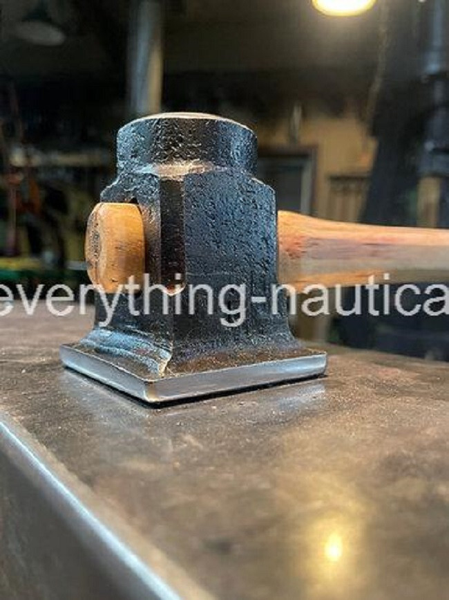 Vintage Blacksmith Flatter Hammer, Blacksmith Hammer, Forge Anvil Tools ...