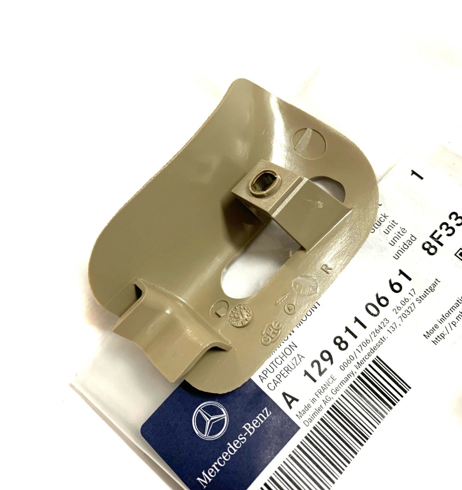 OEM Mercedes-Benz R129 SL320 SL500 500SL 300SL Beige Right Sun Visor ...