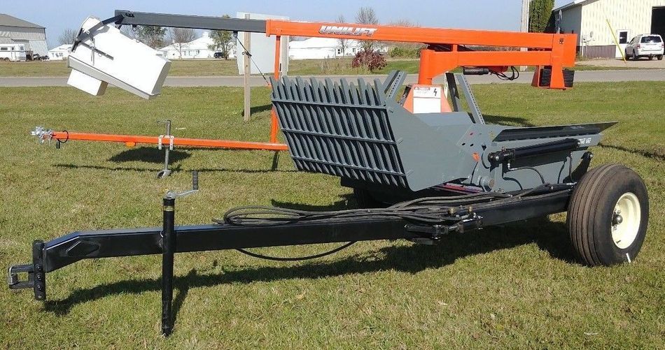 New Trac Vac Rock Picker Hydraulic Pull Type | eBay