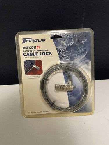 Brand New Targus Defcon CL Notebook Combination Cable Lock | eBay Australia