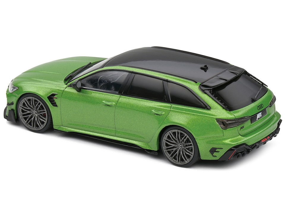 2022 Audi ABT RS 6-R Java Green Metallic with Black Top 1/43 Diecast ...