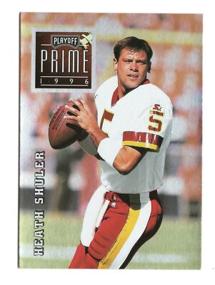 1996 Playoff Prime 149 Heath Shuler Washington Redskins Card | eBay