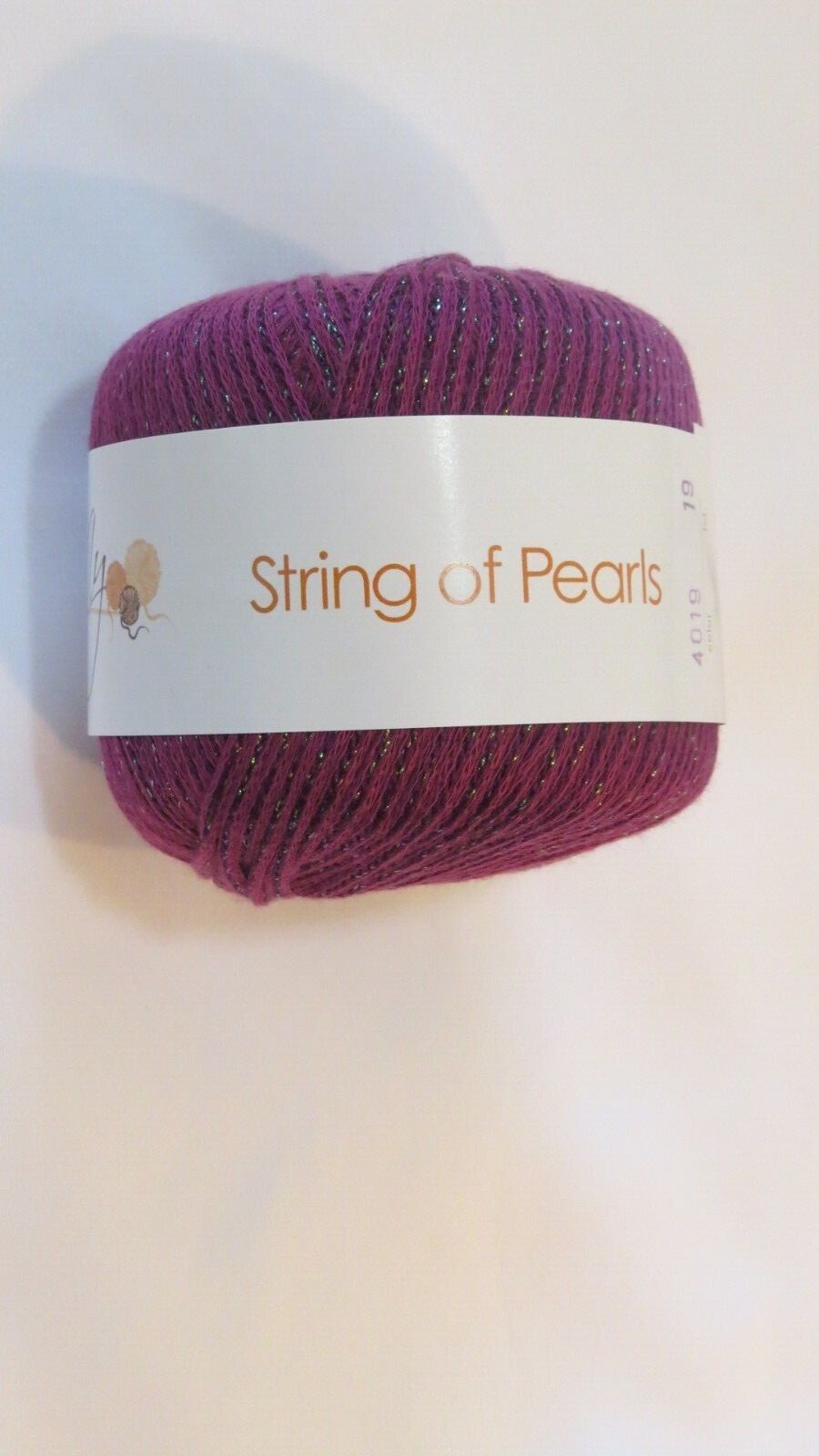 Muench String of Pearls Yarn Fuscia Color: #4019 - New | eBay