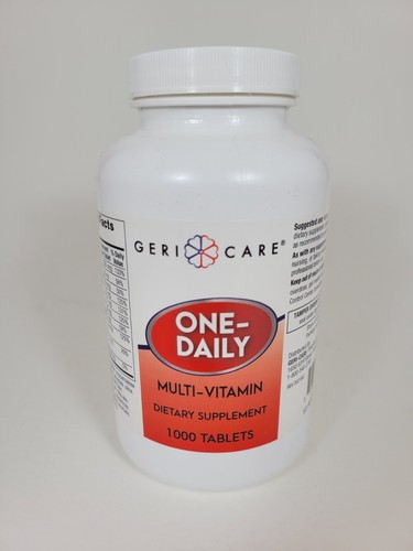 GERICARE 1000ct Easy Swallow Tabs One Daily Multivitamin | eBay