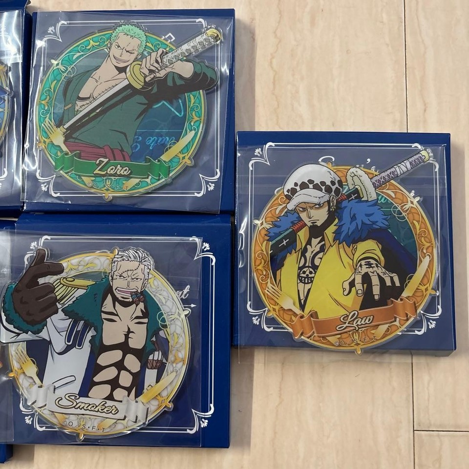 Universal Studios Japan One Piece Acrylic Coaster Set 5pcs Pirate ...