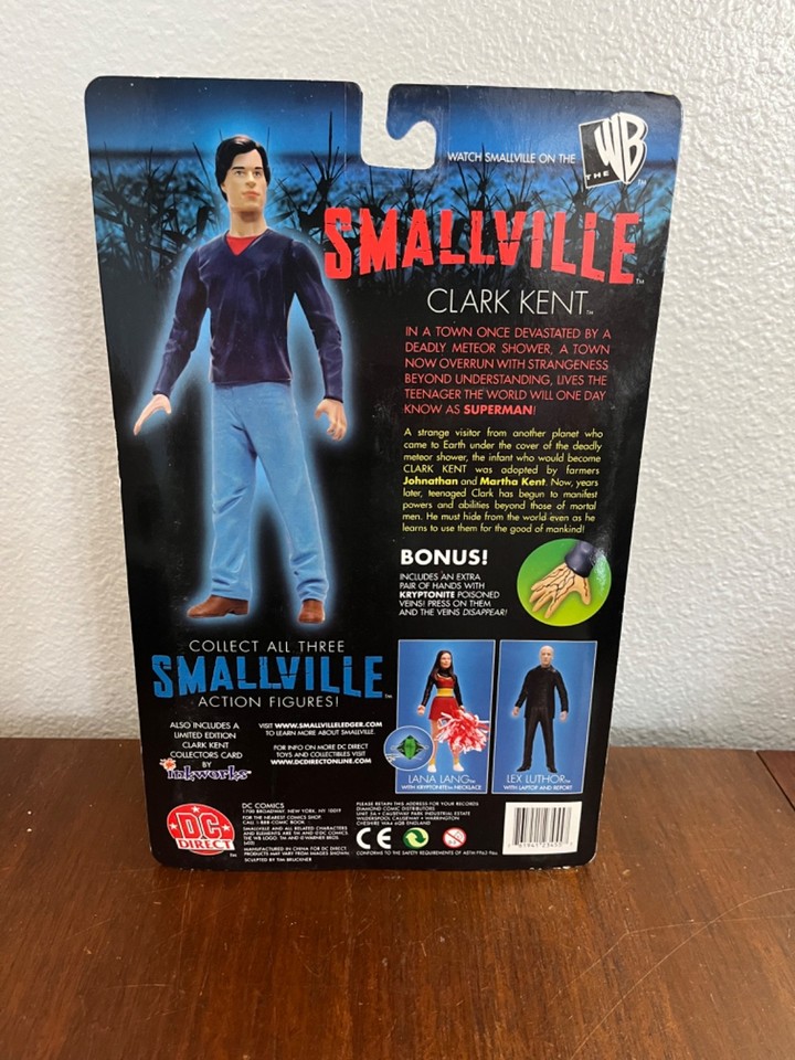 DC Direct Smallville Clark Kent 6in Series 1 2002 WB Action Figure | eBay