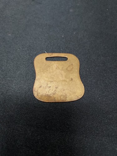 1910 New Hampshire Brass Tag Fob 2 Year - Dog Railroad Political Police ...