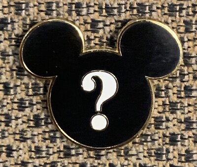 Disney DLR Where's Mickey Pin Event Completer Pin Icon Question Mark ...