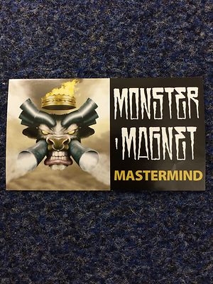 Monster Magnet Mastermind Rare Promo Sticker Record Store Promo Item ...