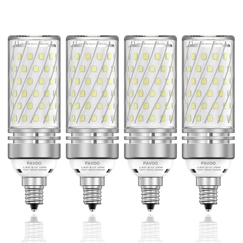 E12 Led Light Bulbs 16w Led Candelabra Bulbs 120 Watt Equivalent 1400lm ...