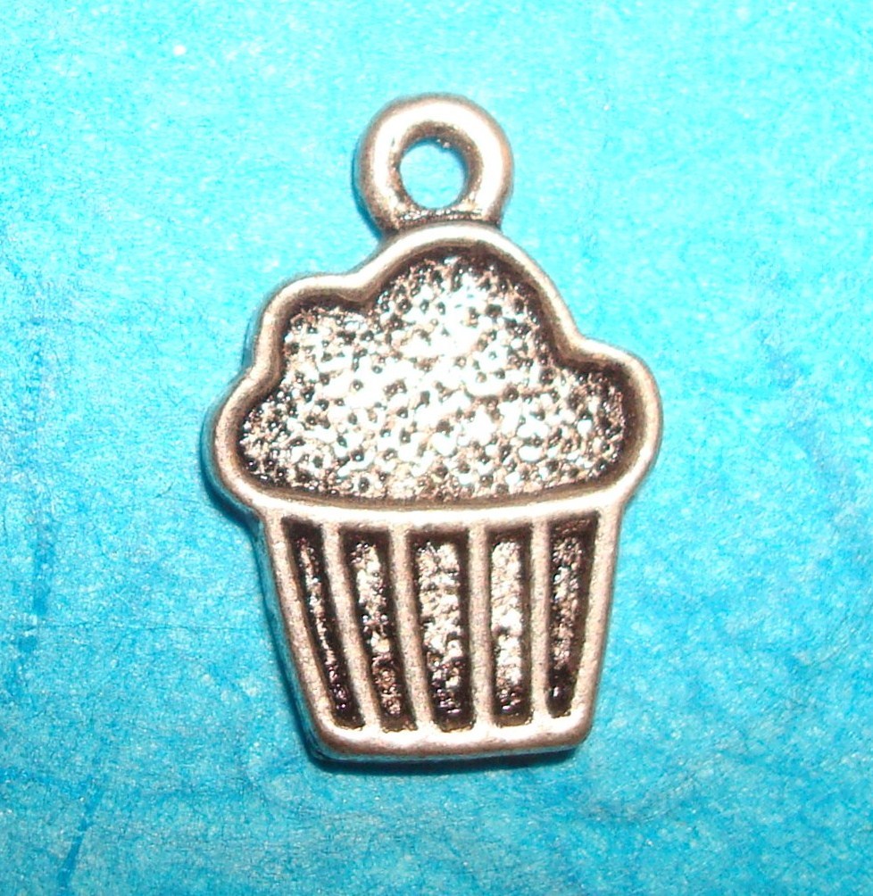 Pendant Cupcake Charm Baking Charm Food Charm Baker Charm Cooking Charm ...