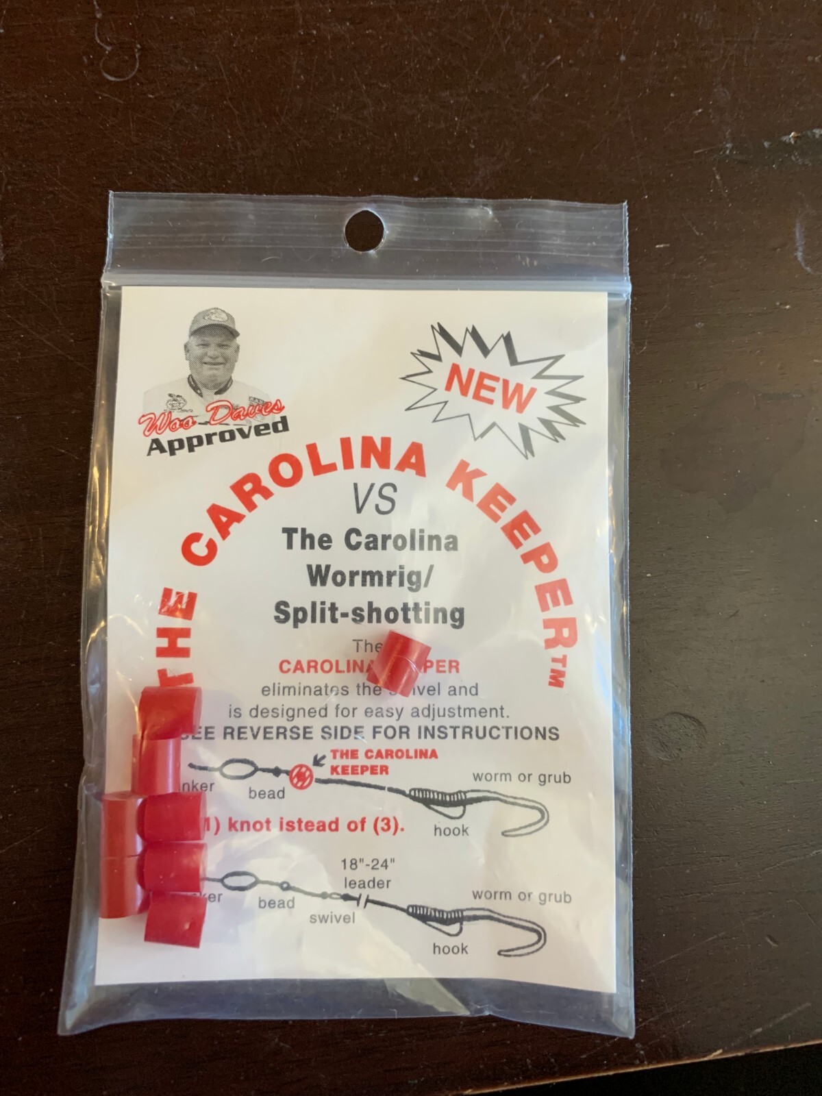 CAROLINA KEEPER the carolina wormrig/split-shotting for fishing NEW ...