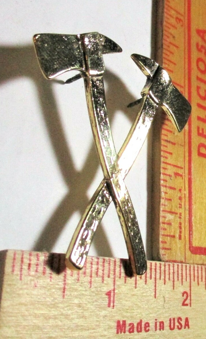 Crossed Firefighter Axe